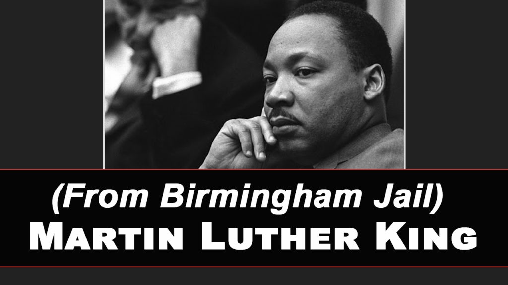Letter From Birmingham Jail - Martin Luther King Series - AClasses